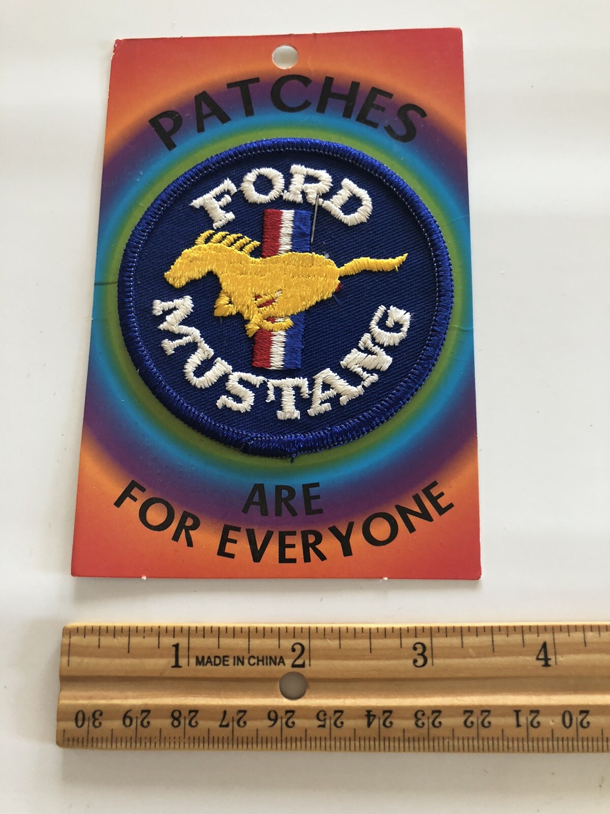 Ford Patch Embroidered , Vintage Rare Mustang Patch | eBay