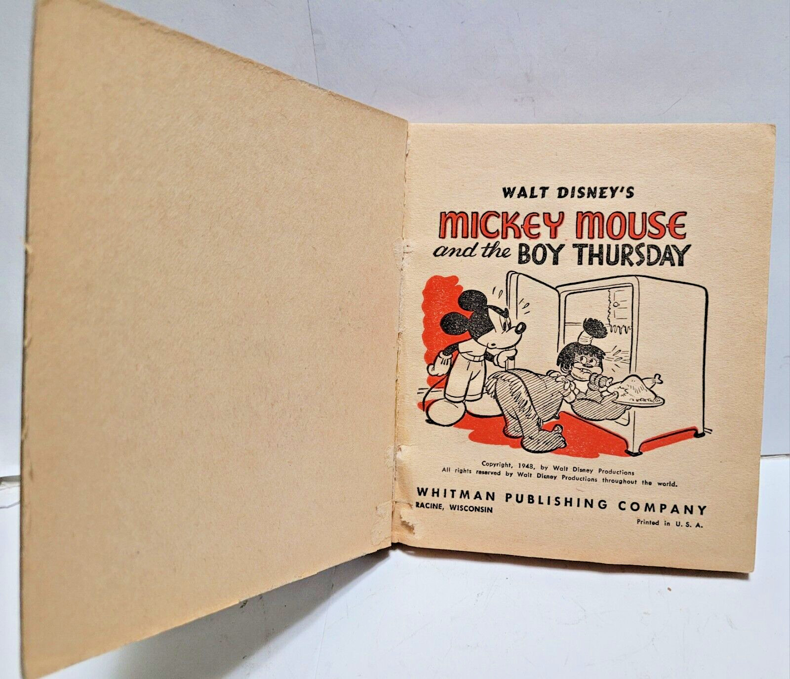 VINTAGE 1948 WHITMAN WALT DISNEYS MICKEY | Grelly USA