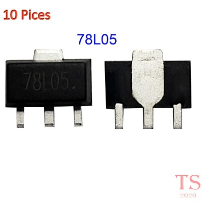 10X LM78L05ACZX 78L05A 5V 0.1A 100mA SOT-89 voltage regulator, USA ...