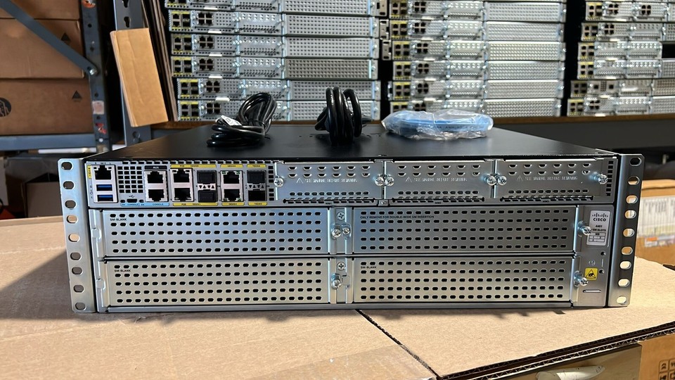 Cisco ISR4461-SEC/K9 Integrated Services Router 4461 w/ Dual AC ...