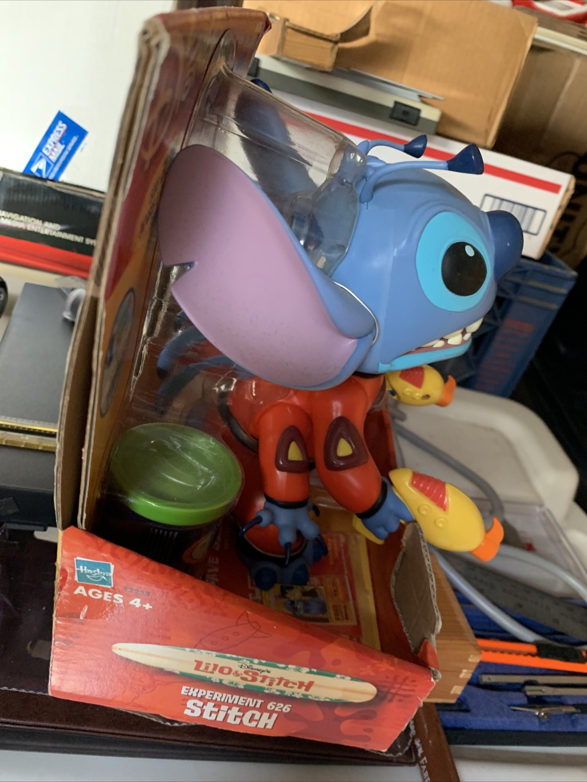 VERY RARE LILO & STITCH TALKING SPITTING SLIME EXPERIMENT 626 TOY NEVER ...