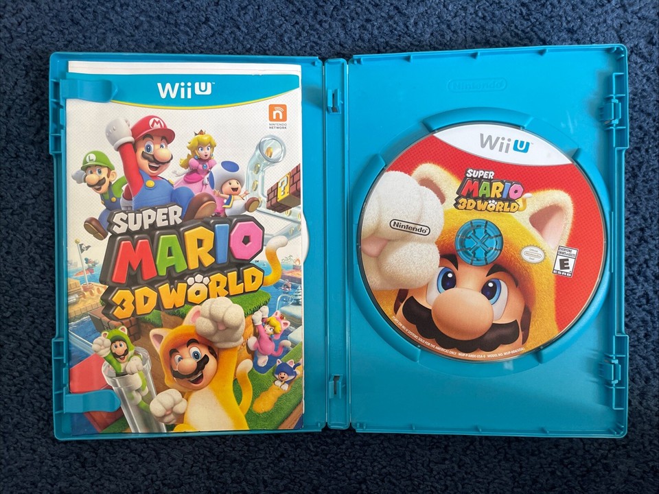 Super Mario 3D World (Nintendo, Wii U) Complete With Manual 45496903213 ...