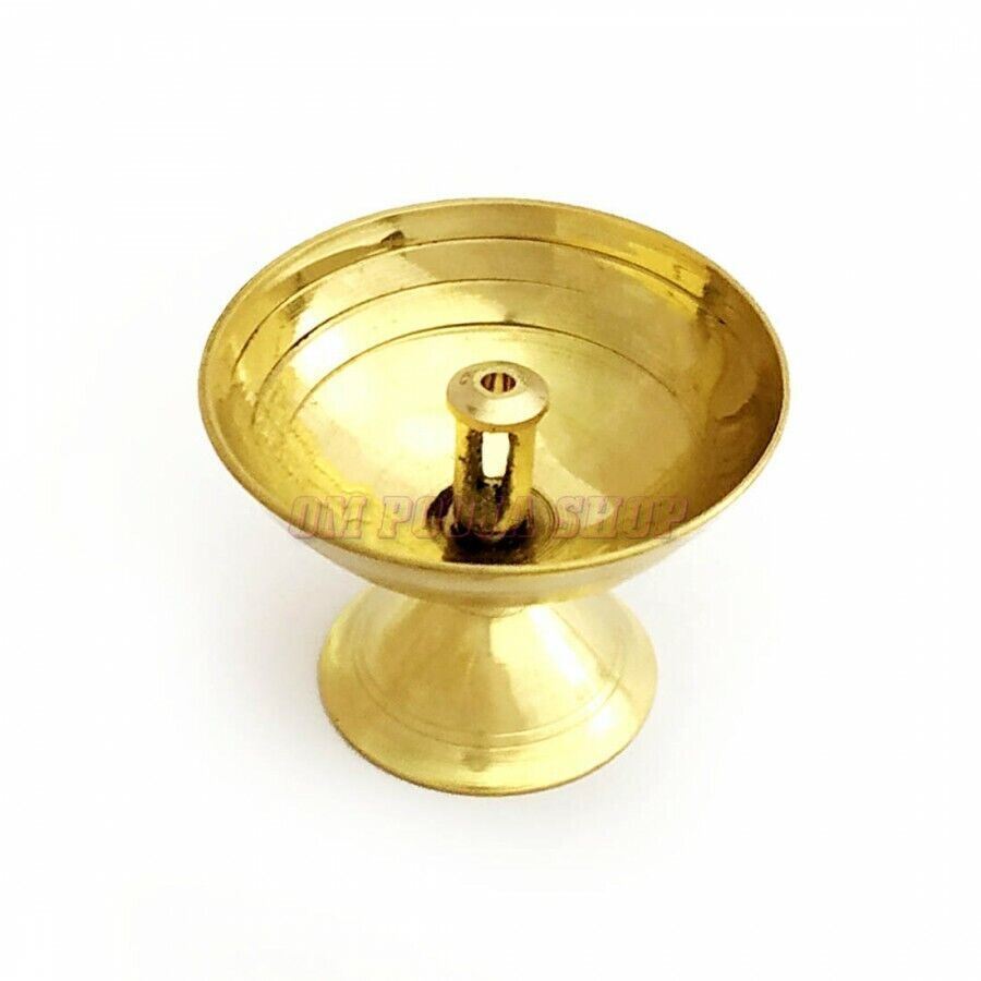 Akhand Jyot Brass Diya Hindu Havan Religious Aarti Diwali Puja Kuber ...