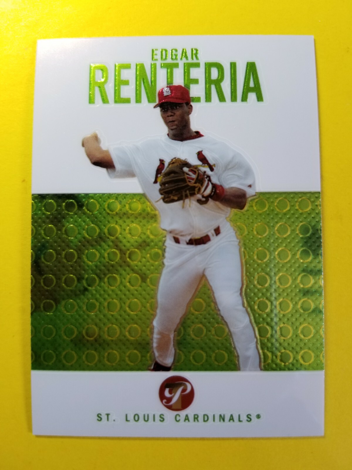 EDGAR RENTERIA #61 ST. LOUIS CARDINALS - 2006 TOPPS PRISTINE MLB ...