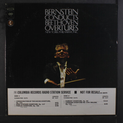 LEONARD BERNSTEIN: beethoven: overtures CBS 12" LP 33 RPM | eBay