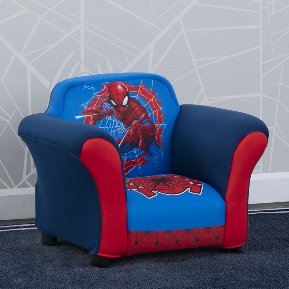 Spider-Man Chair Upholstered Kids Marvel Club Sofa Armchair Furniture ...