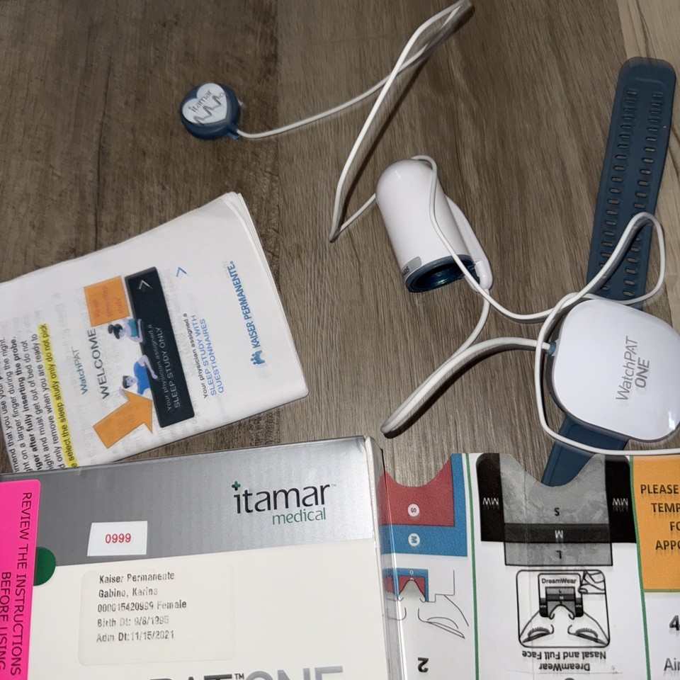 WatchPAT ONE at Home Sleep Apnea Test (HSAT) kit Simple & Easy | eBay