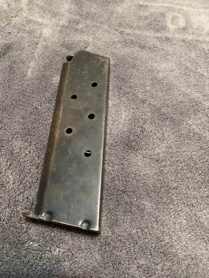 45 Caliber 7 Rounds Magazine Clip ANTIQUE MODEL 1911 COLT | eBay