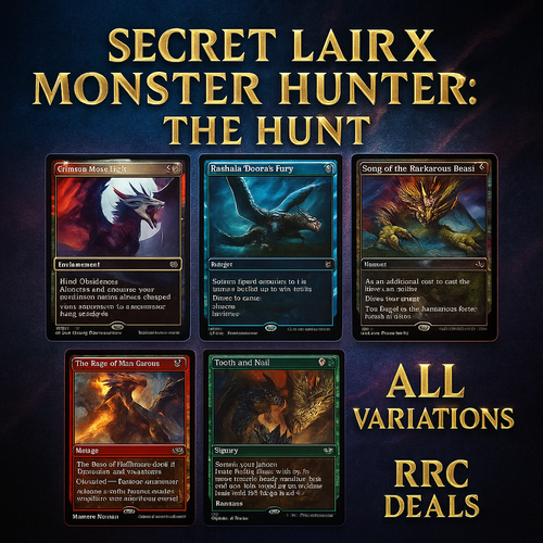 PRESALE Secret Lair Monster Hunter: The Monsters - All Variations Eng ...