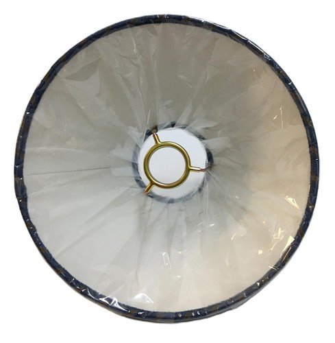 Small Navy Blue Galaxy Lamp Shade With Faux Denim Trim NOS | eBay