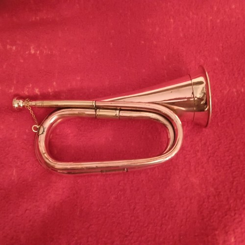 Old military Bugle, Brass & Copper. Numbered Mouth Piece. | eBay