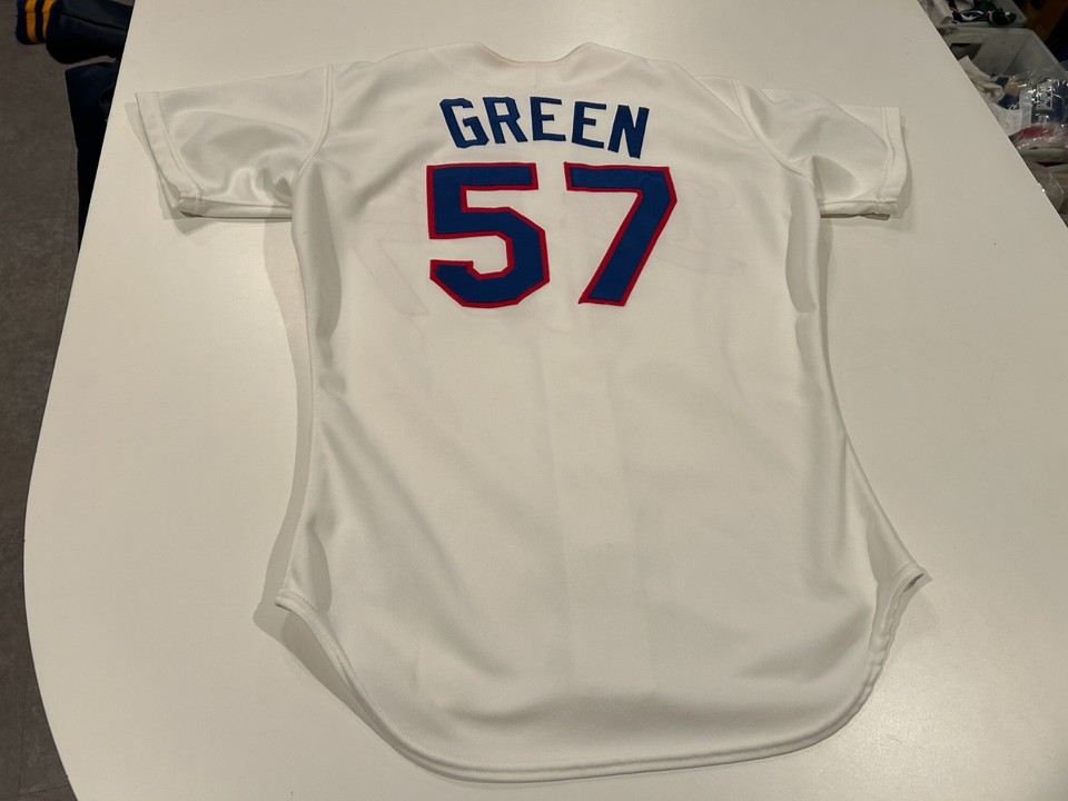 original 1990 GARY GREEN TEXAS RANGERS game worn MAJOR LEAGUE BASEBALL ...