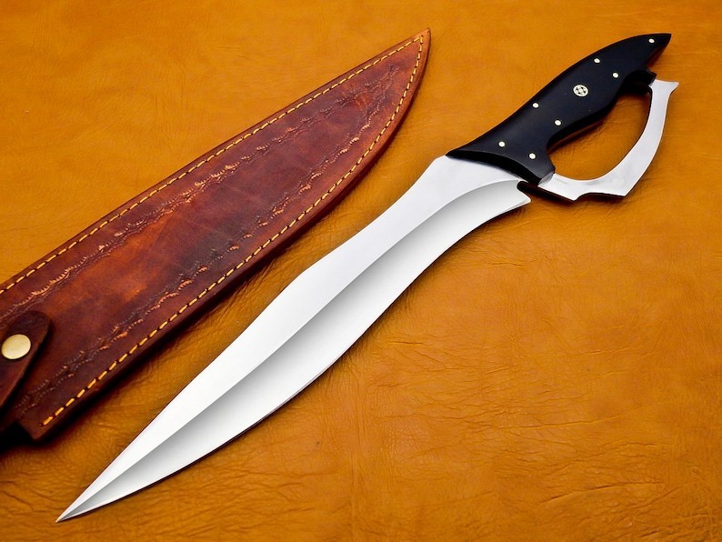 Handmade Machete Knife | Full Tang Carbon Steel Blade | Outdoor ...
