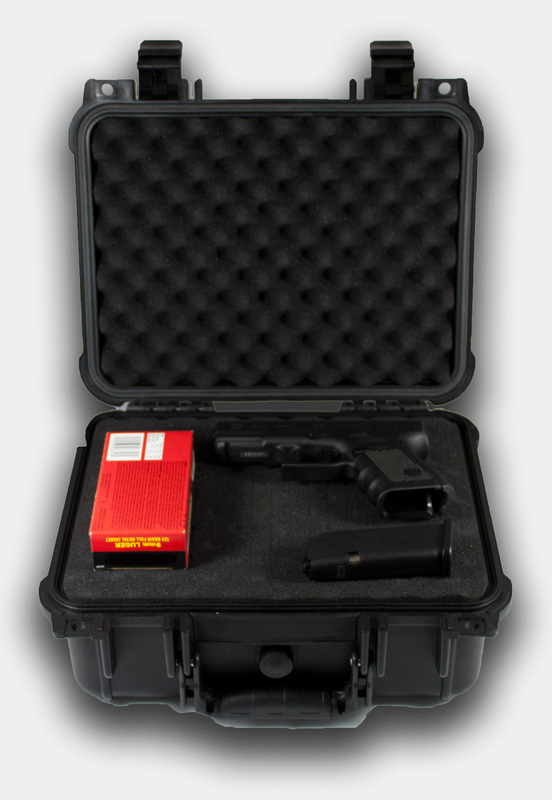 14" Hard Shell Case For Guns DSLR Camera W/ Pelican 1400 Style Pluck ...