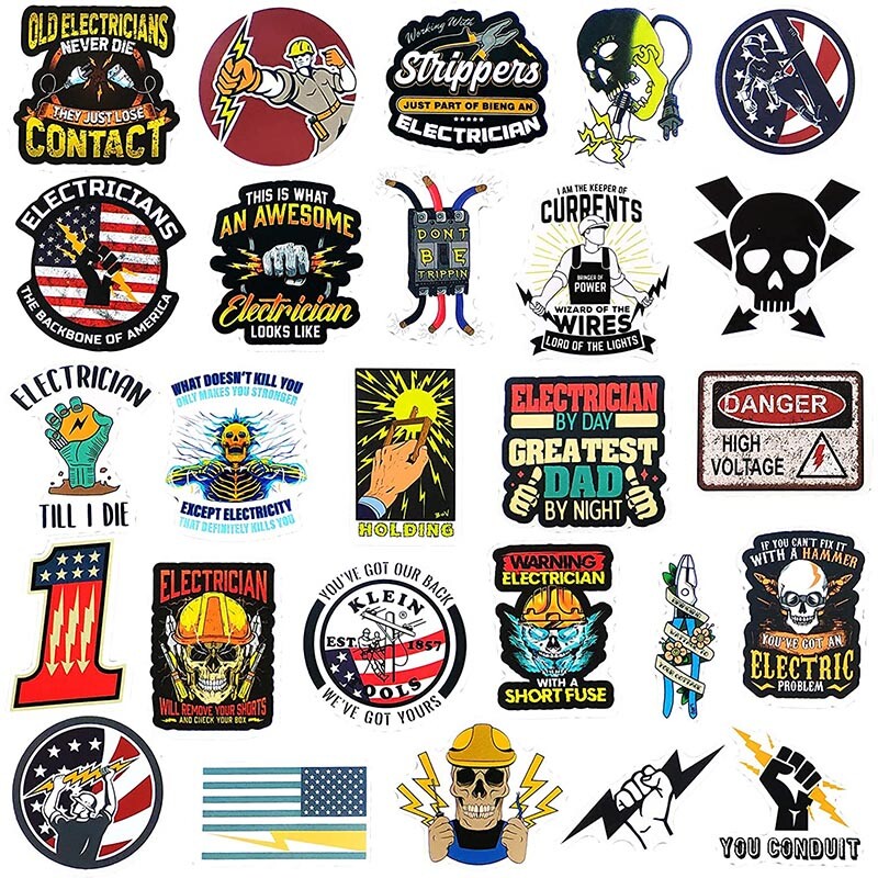 Power Lineman Stickers