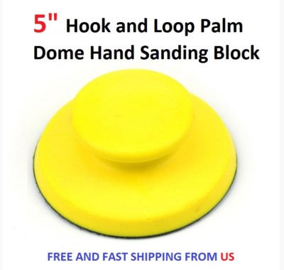 5" Hook and Loop Palm Dome Hand Sanding Block | eBay