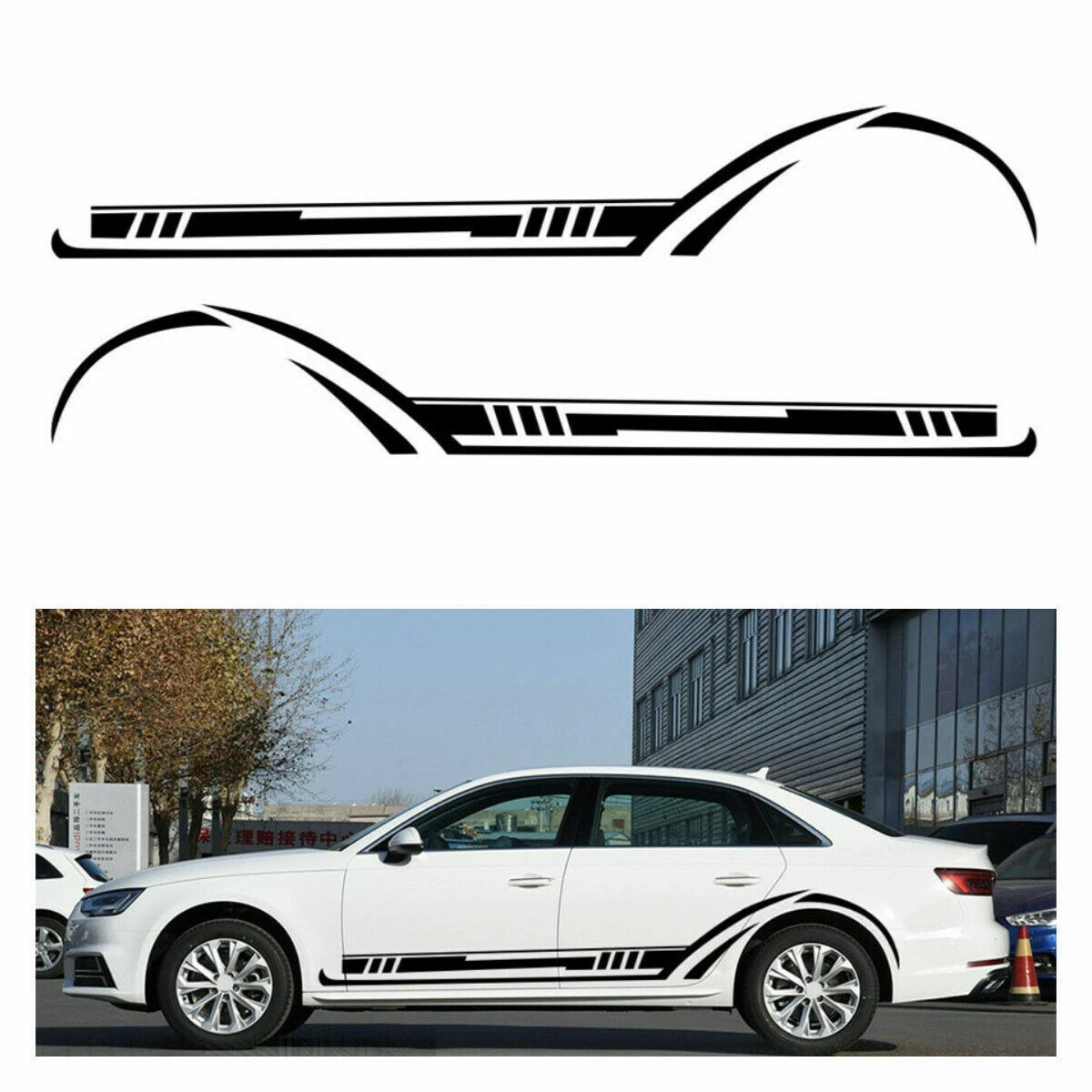 Racing Car Side Stickers