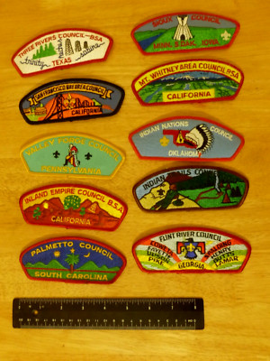 Lot of 10 Scouts BSA Council Shoulder Patch | eBay
