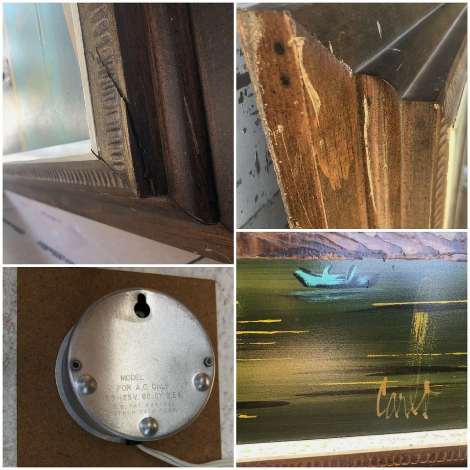 VTG Mid-Century Modern Lighted Carlo of Hollywood Big Ben & Ashbrook ...