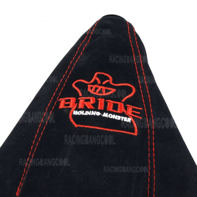 BRIDE Racing Universal Suede leather Shift Boot Shift Knob Cover with ...