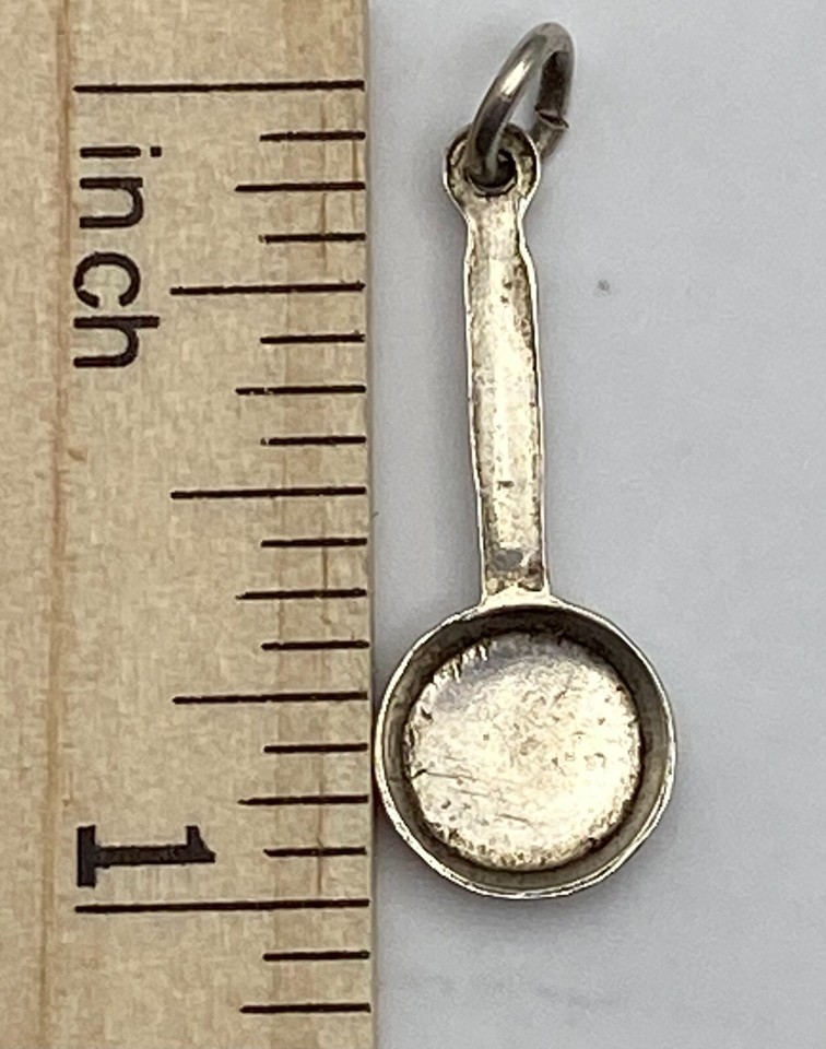 Vintage Sterling Silver Frying Pan Charm | eBay