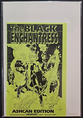 Heroic Publishing Inc. Black Enchantress (1994) Ashcan! High Grade, NM! | eBay