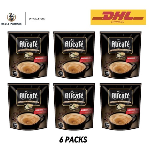6 packs Alicafe Original 20 Sac x 30g Halal Coffee + DHL FREE SHIPPING ...