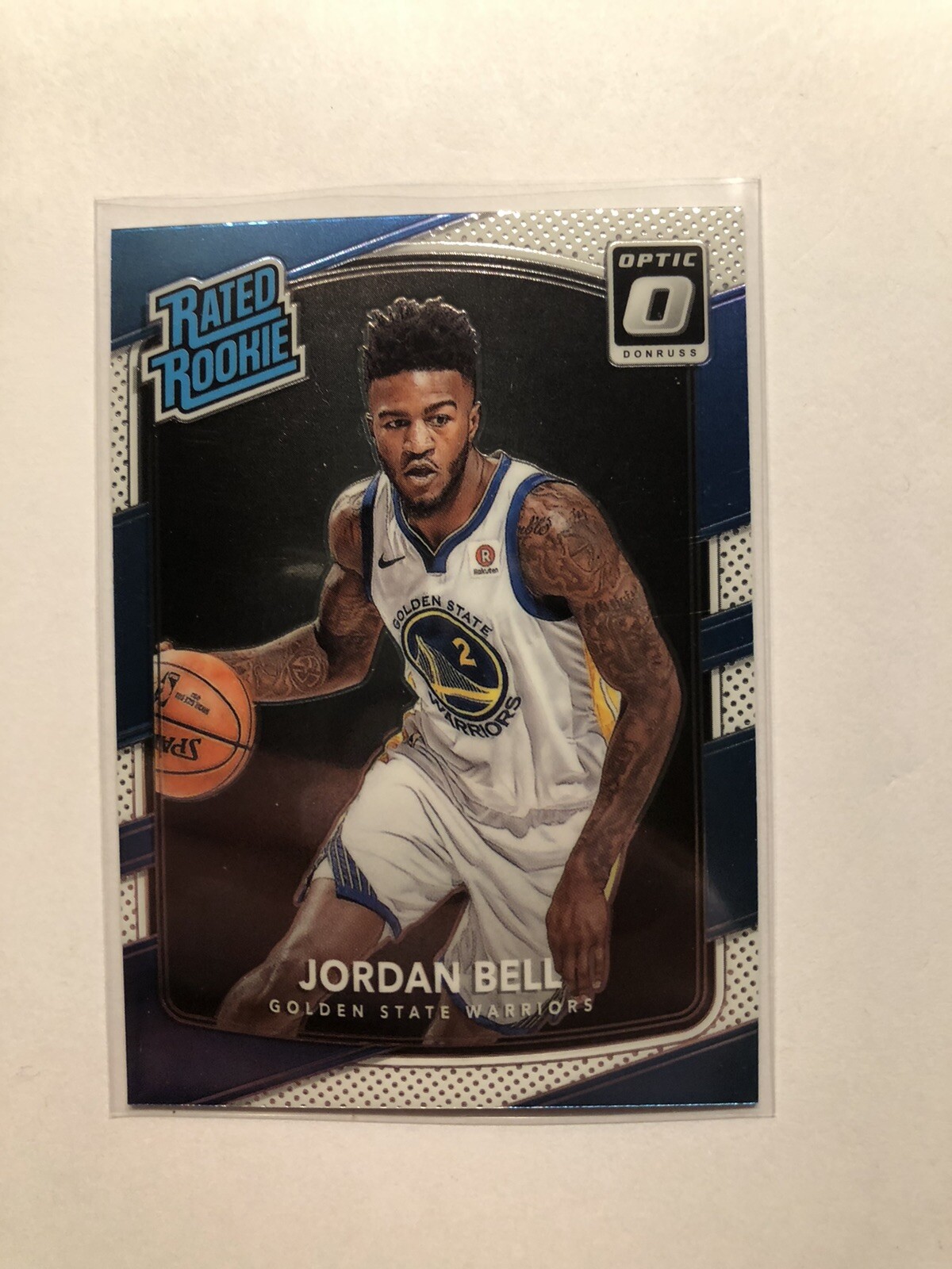 Jordan Bell Rookie 2017-18 Donruss Optic Rated Rookie Card #163 ...