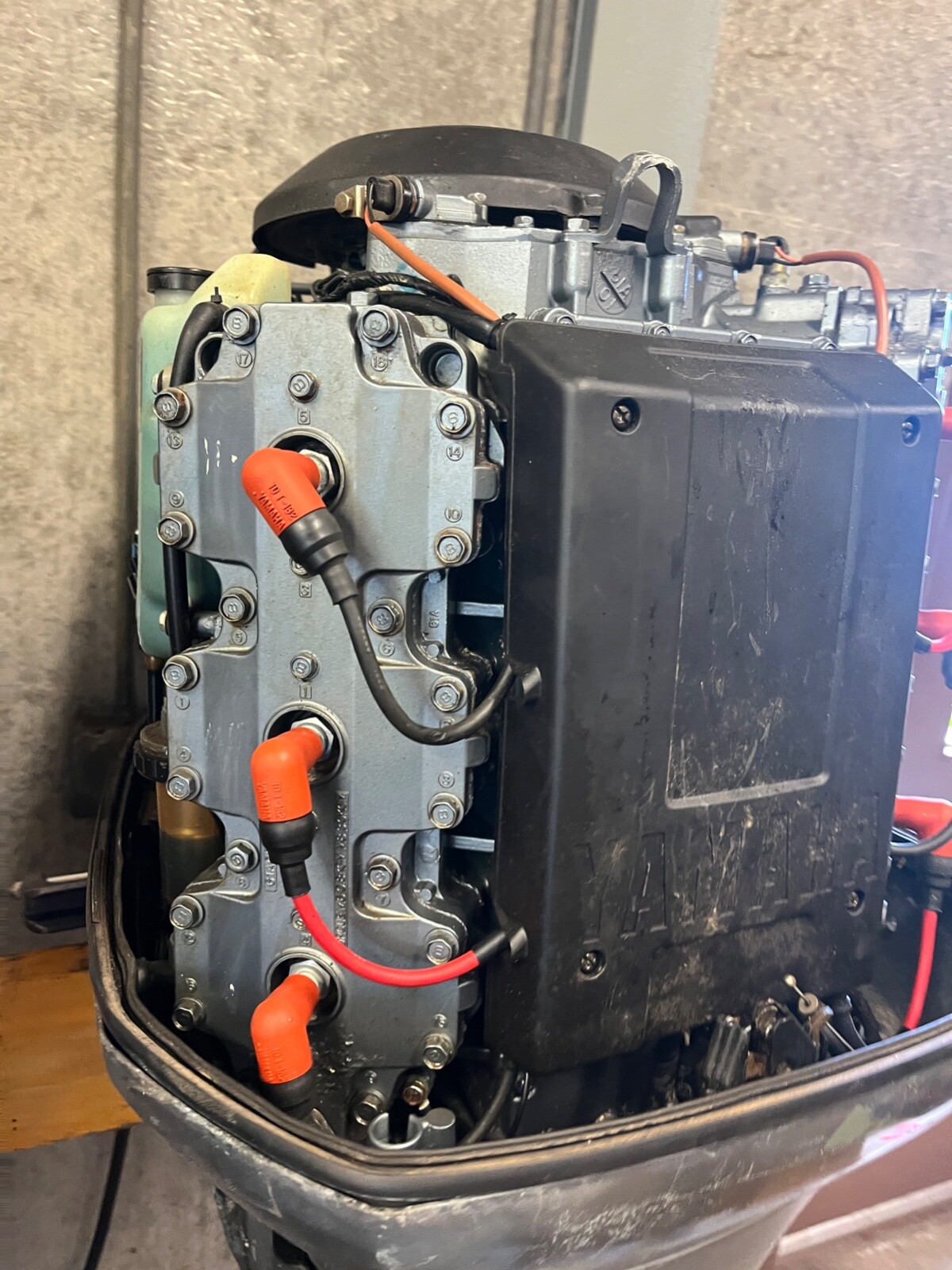 1995 Yamaha 250 HP 2-Stroke 25" Outboard Boat Motor Engine V6 Runs Well ...