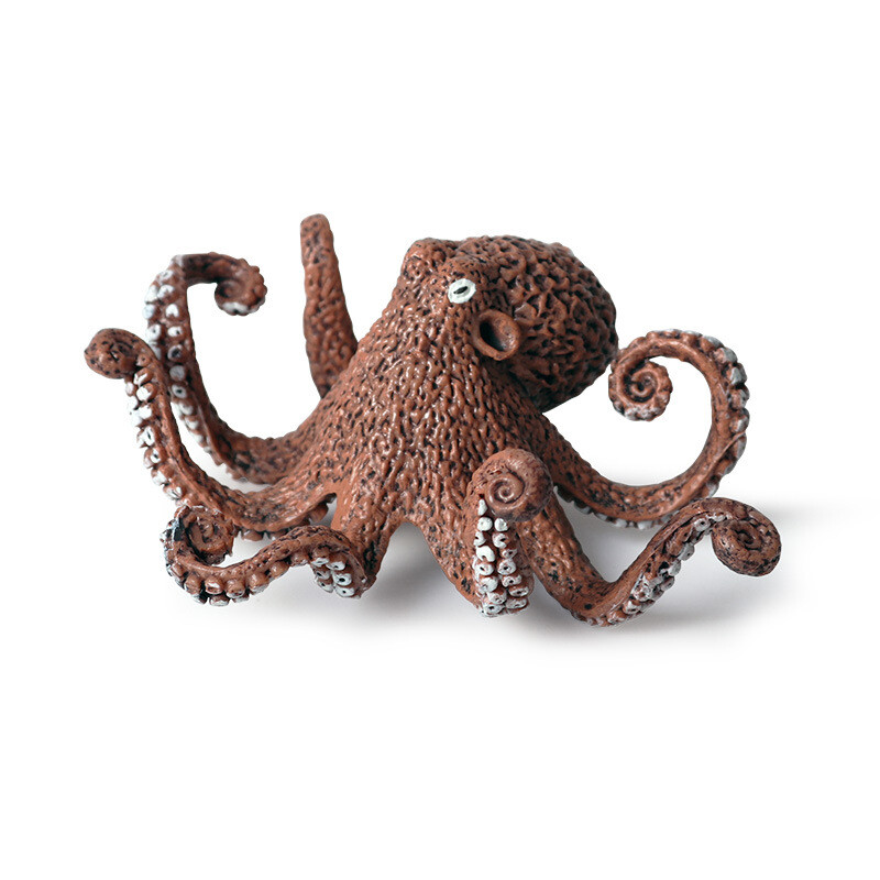 Octopus Sea Animal Figures Toy Plastic Small Ocean Animal Figurine ...
