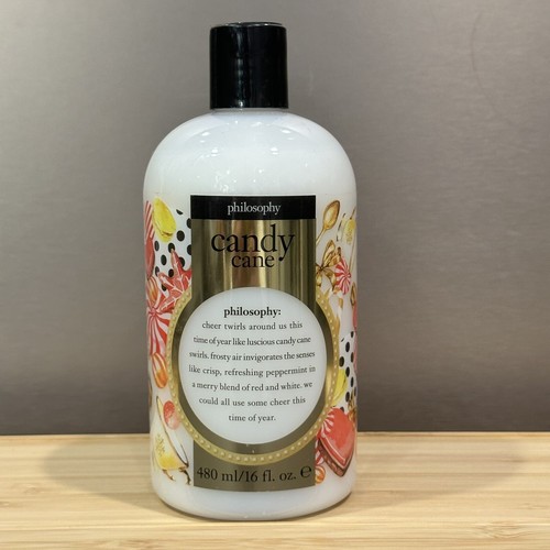 Philosophy Candy Cane Shampoo Shower Gel & Bubble Bath 16 oz 480ml NEW ...