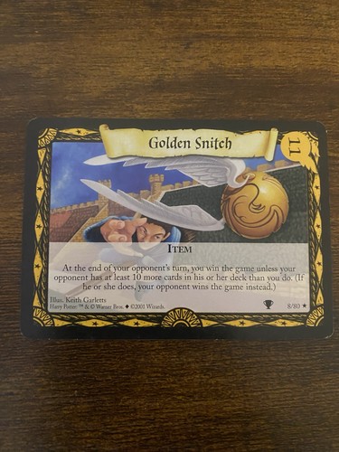 Harry Potter TCG Quidditch Cup Golden Snitch 8/80 | eBay