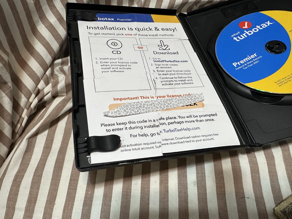 2021 TurboTax Premier Federal + State Investments & Rental Property CD ...