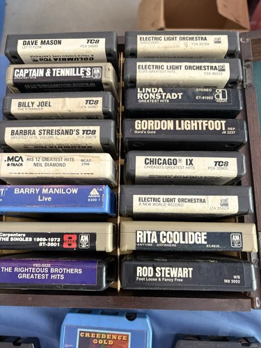 Lot of 41 60s And 70s 8-Track Tapes With Case Untested As Is | eBay