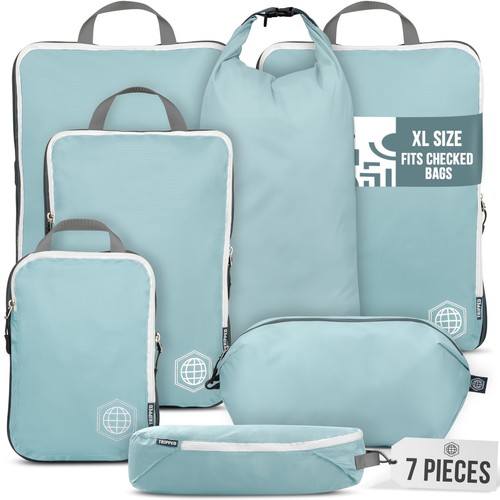 Large Packing Cubes for Travel-Extra Large Compression Luggage ...