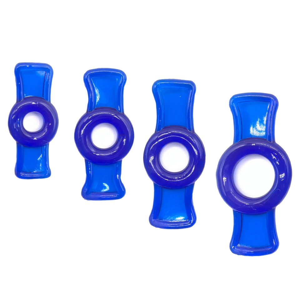 LeLuv Constriction Rings 4-Pack Clear Stretchy Universal for Vacuum ...