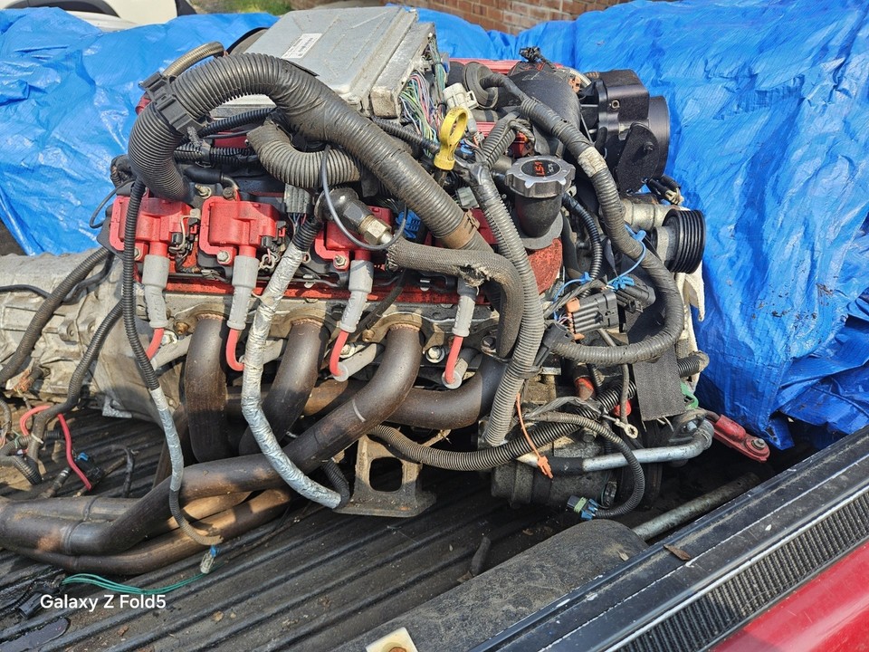 LS1 ENGINE WITH TRANSMISSION COMPUTER 47,000 MILES OVER 600HP | eBay