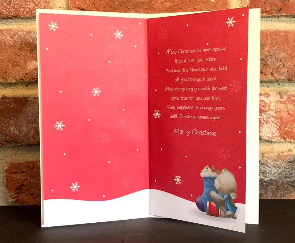 1st Christmas New Home Christmas Card Full Inlay Large 9" x 5 ...