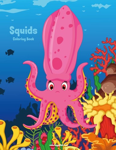 Squids Coloring Book 1 | eBay