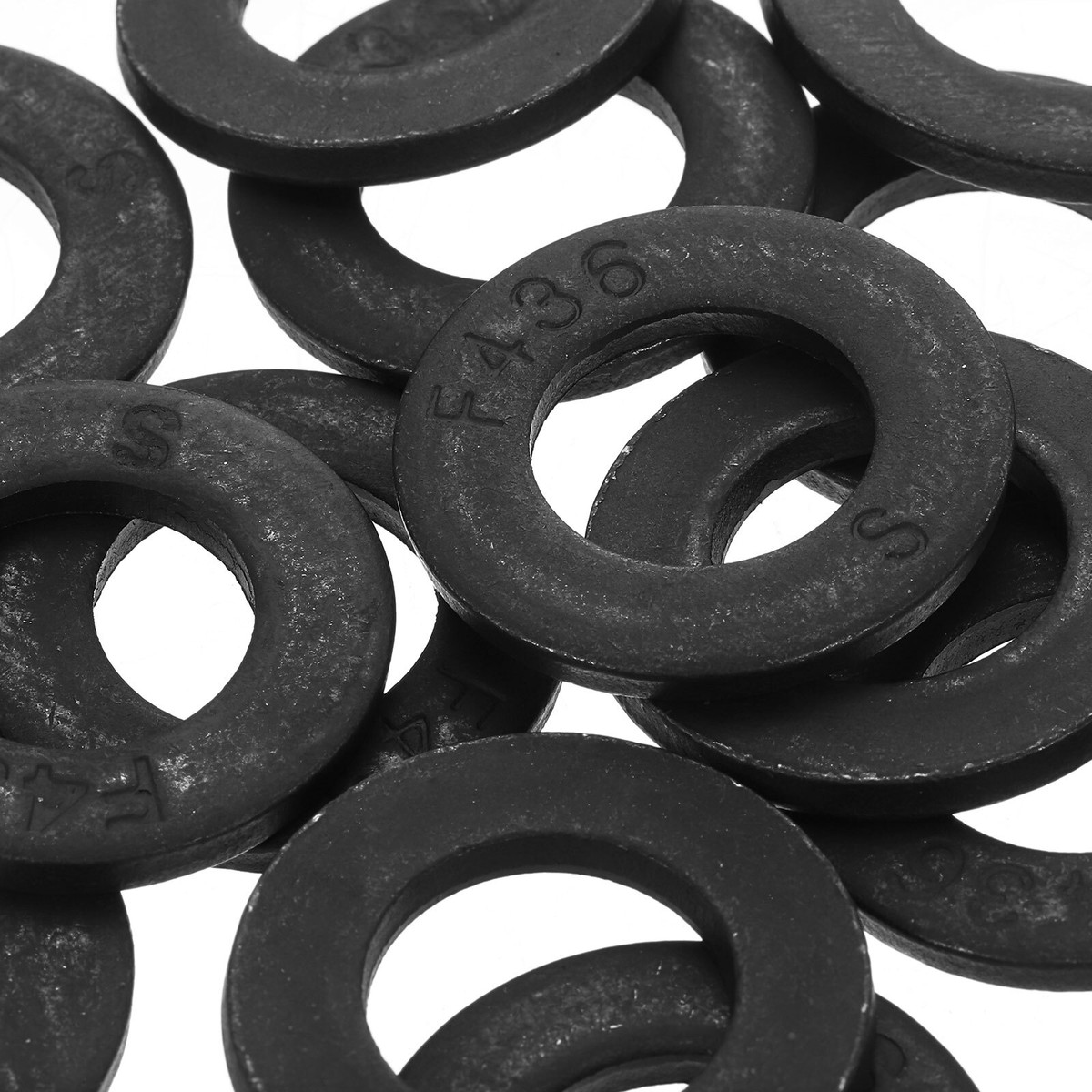 Black Oxide Flat Washers 10-Pack 5/8" Flat Washers - Alloy Steel Black ...