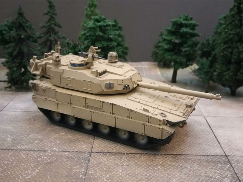 1/72 Modern US "MPF - M10 Booker light tank" Painted Finished Model 3D ...