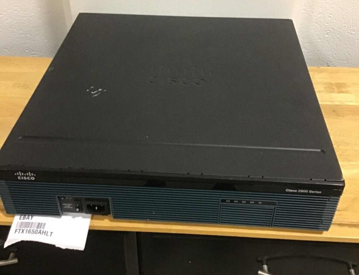 Cisco 2921 3-Port Gigabit Wired Router (CISCO2921/K9) 882658278211 | eBay