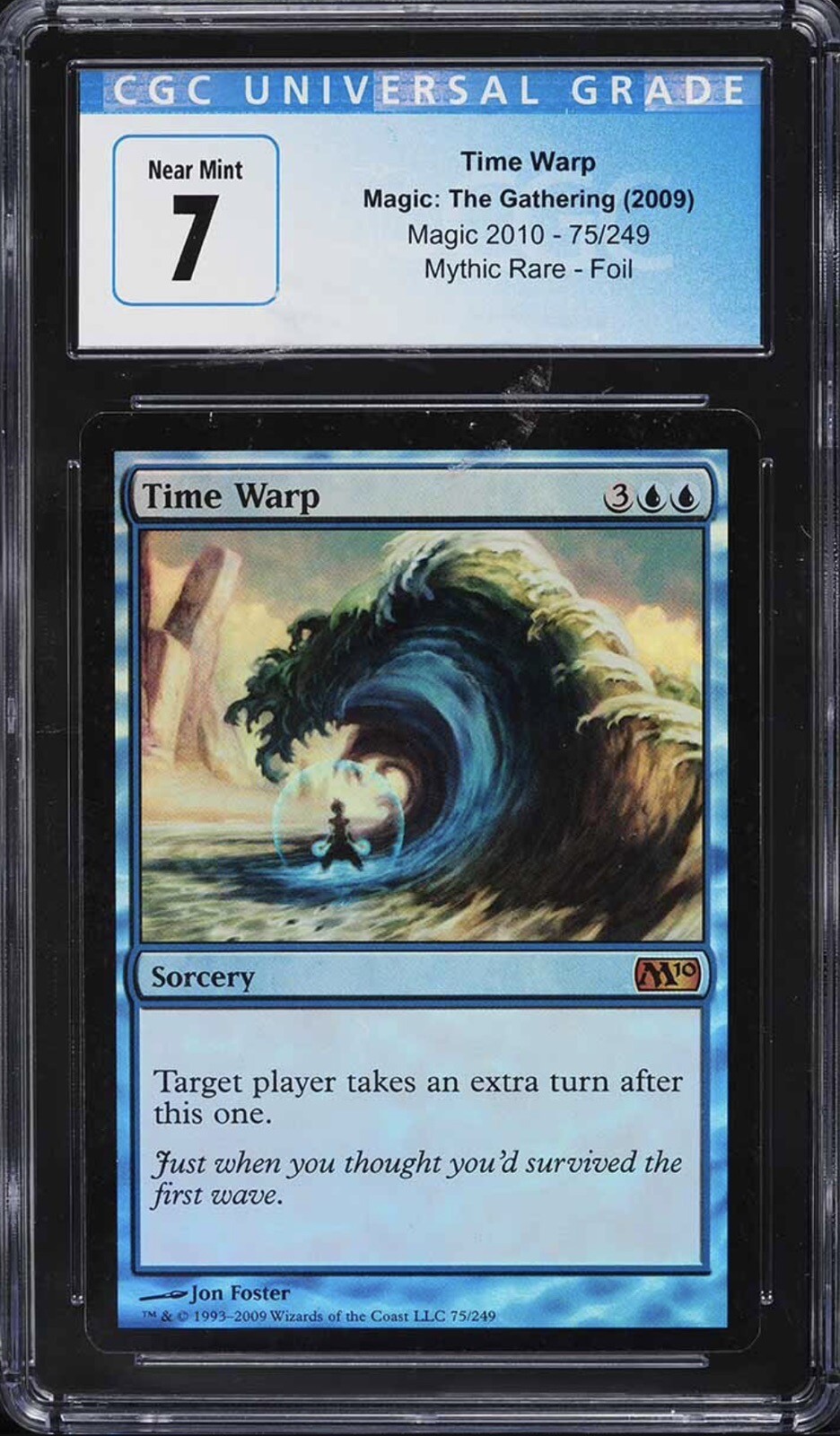 MTG Time Warp M10 Foil English Magic: The Gathering Cgc 7 NM | eBay
