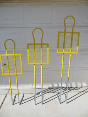 LOT of 3 Soccer Adjustable Metal Mannequin Target Set Training ...