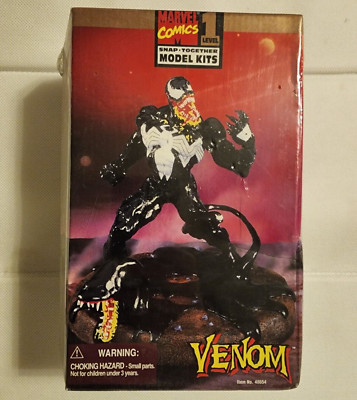 1996 TOY BIZ MARVEL COMICS VENOM LEVEL 1 MODEL KIT 6" FACTORY SEALED ...