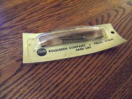 Pella Double Hung Sash Lifts - Royal Bronze - Rolscreen Co - NOS | eBay