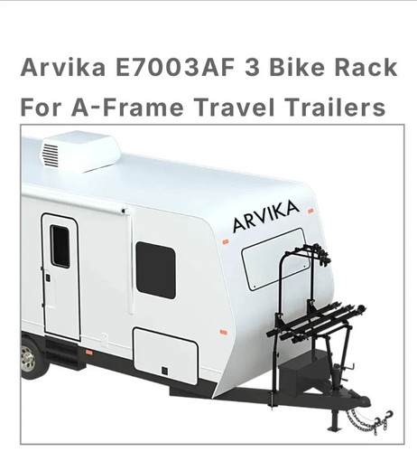 Arvika 7003AF 3 Bike Rack For A-Frame RV Travel Trailers (NEW) | eBay