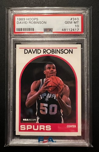 (2 Card Lot) 1989 Hoops David Robinson Rookie Cards PSA 10 | eBay