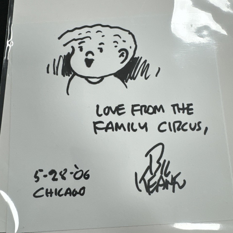2006 Bill Keane Family Circus Custom Art Chicago Show | eBay