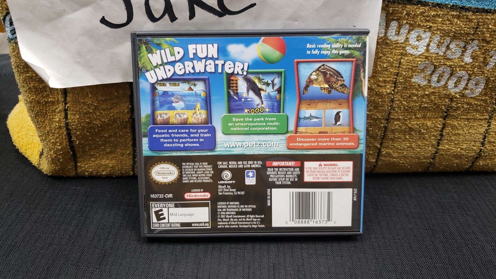 CIB PETZ WILD ANIMALS DOLPHINZ NINTENDO DS VIDEO GAME PETS DOLPHINS | eBay